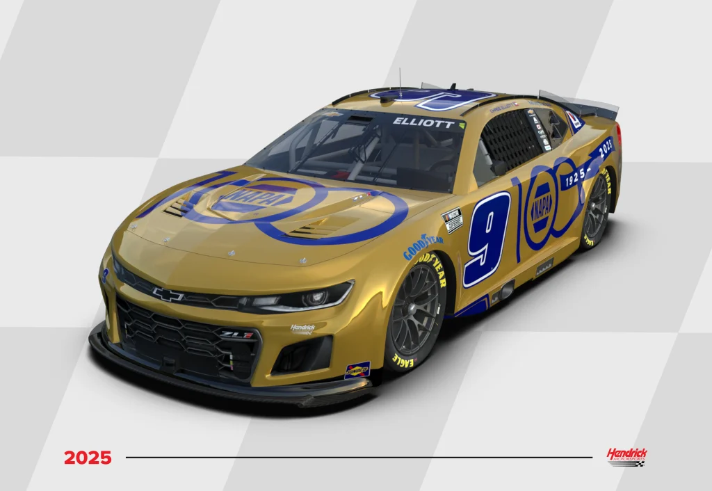 Hendrick Motorsports celebrates NAPA 100th anniversary with stunning ...