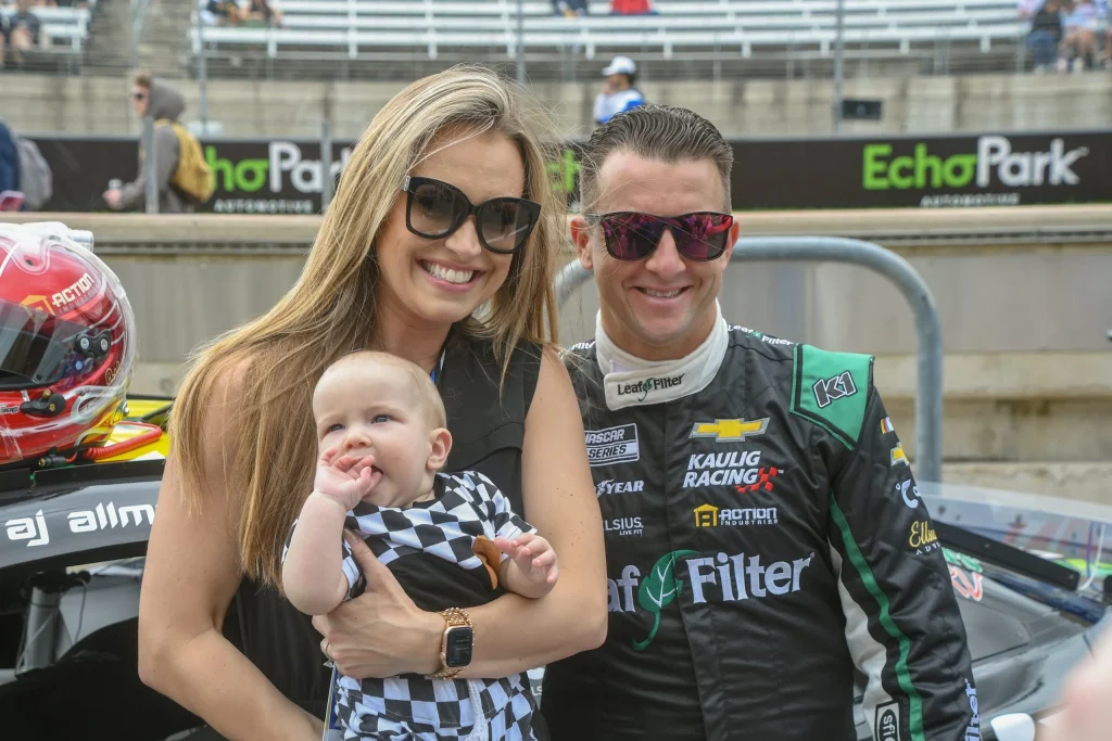 AJ Allmendinger’s Wife Juggles Fitness and Mom Life as NASCAR Star ...