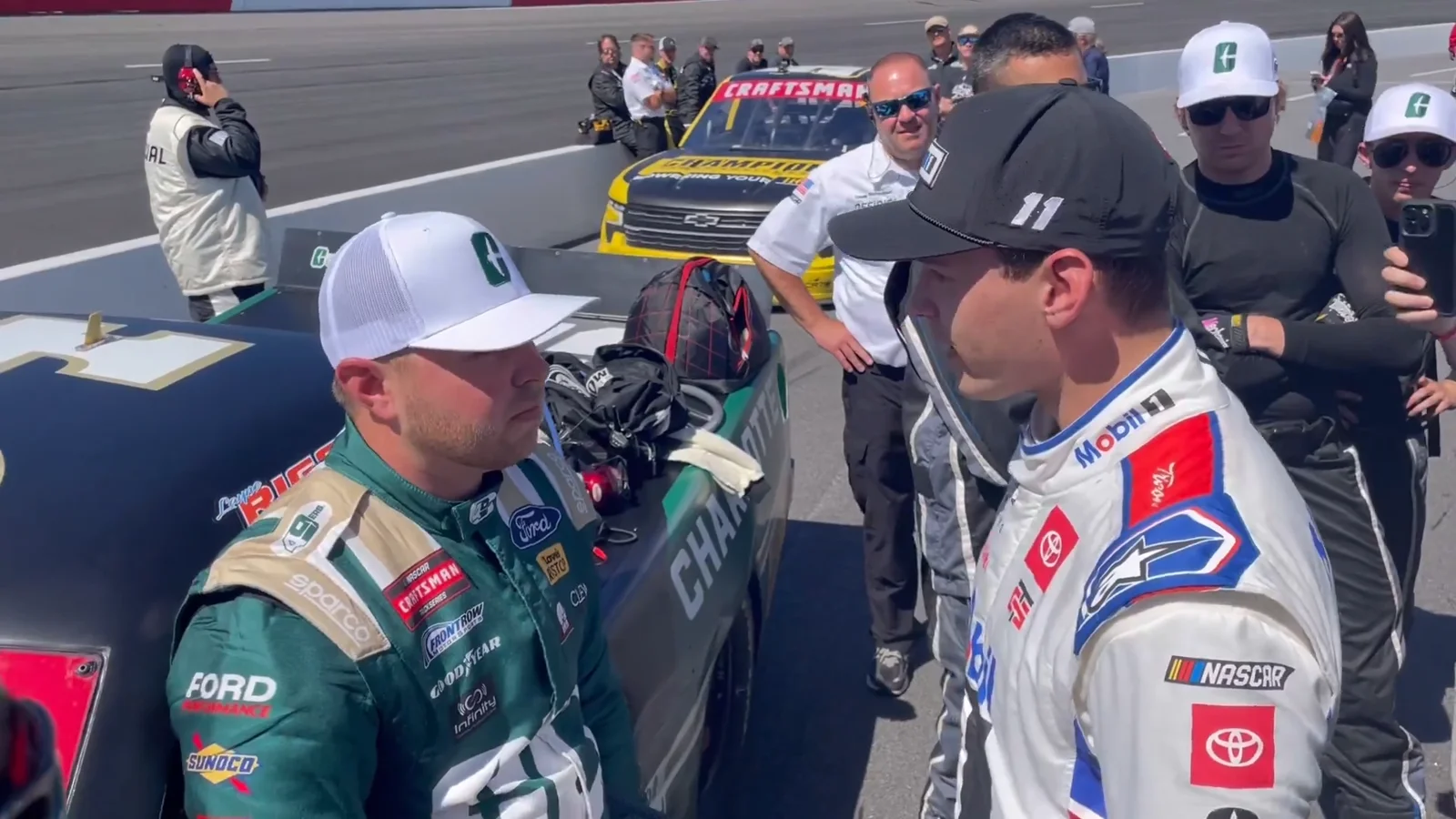 Corey Heim North Wilkesboro NASCAR confrontation with Layne Riggs ...
