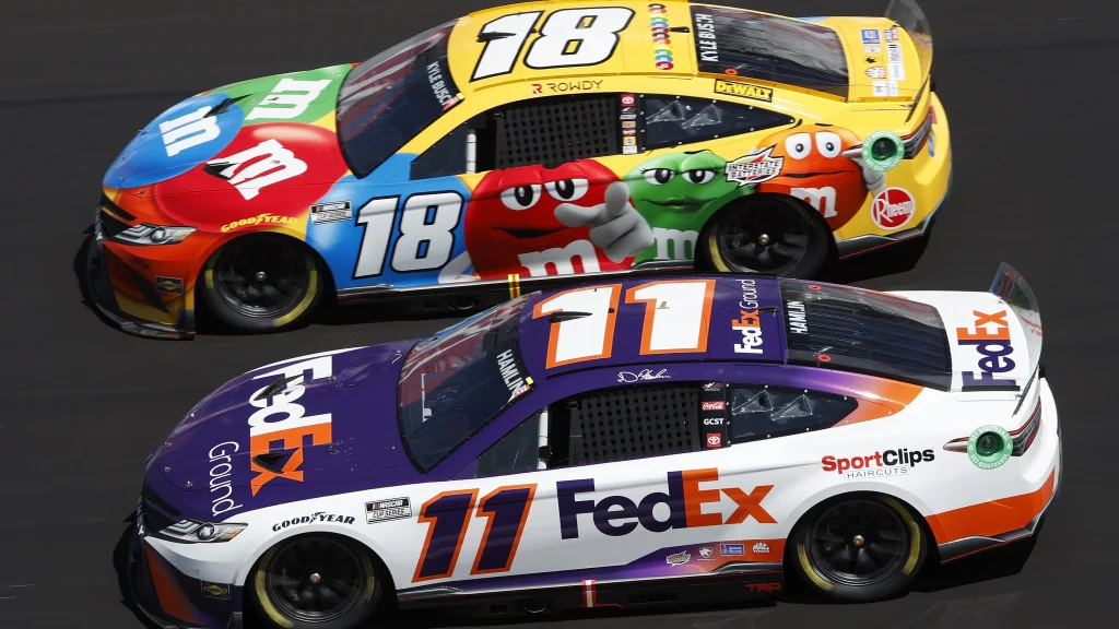 Kyle Busch Eyes Denny Hamlin’s NASCAR Success as Motivation to End ...