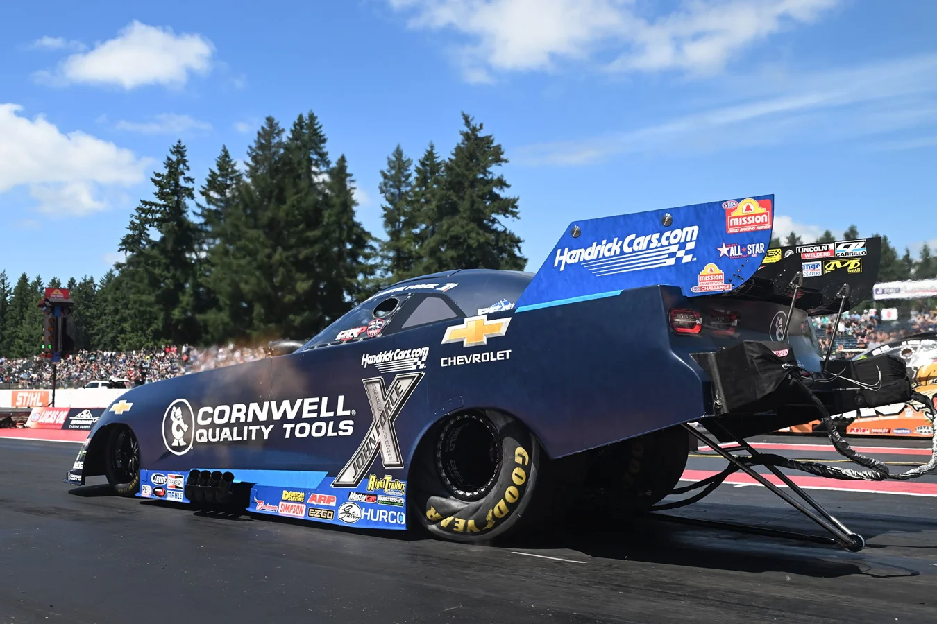 Rick Hendrick powers Brittany Force to historic 341.85 mph Top Fuel ...