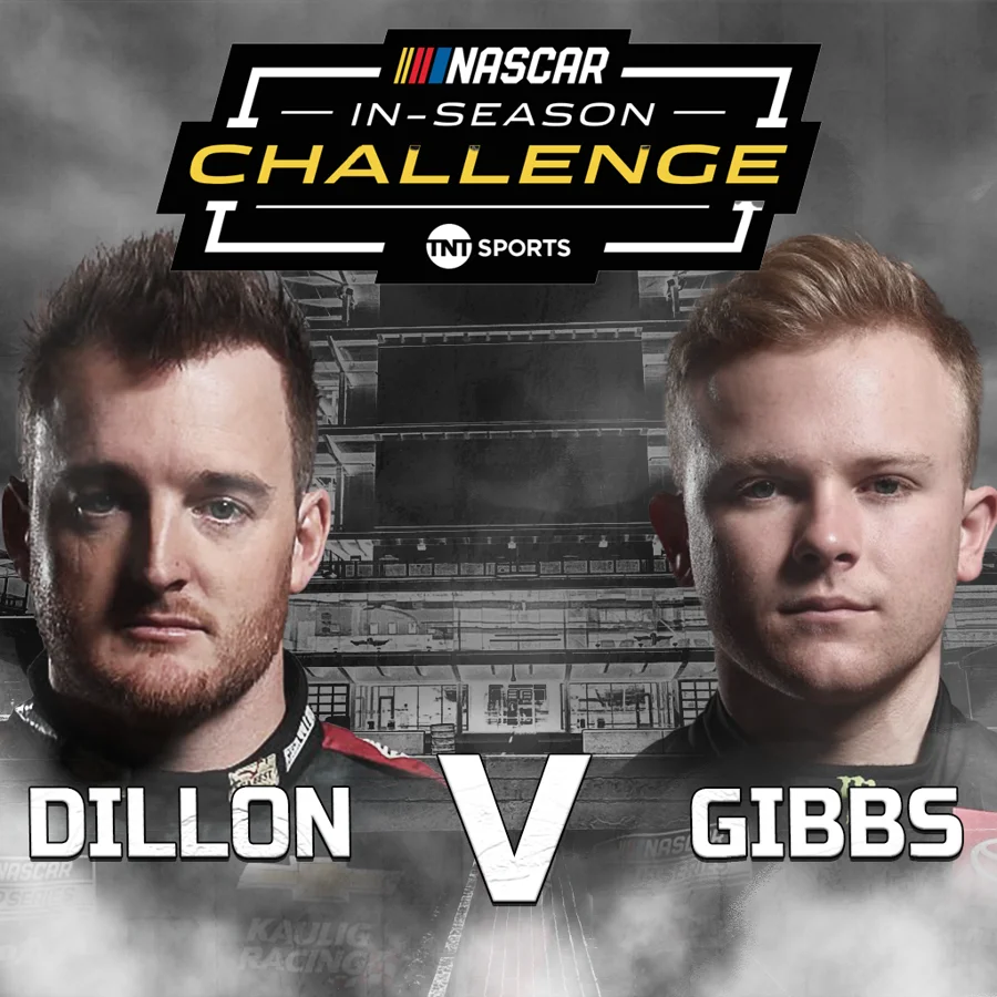Ty Gibbs NASCAR In-Season Challenge: Underdog Ty Dillon Faces Favorite ...