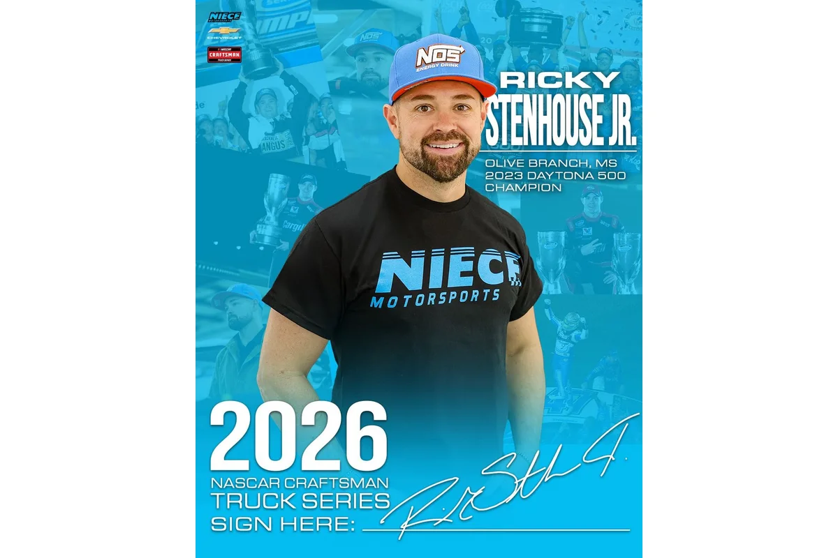 Ricky Stenhouse Jr. Joins Niece Motorsports for Daytona Truck Series