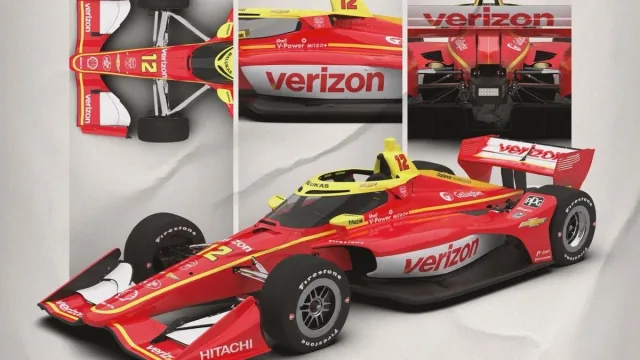 Team Penske Unveils David Malukas' Debut #12 Verizon Chevy